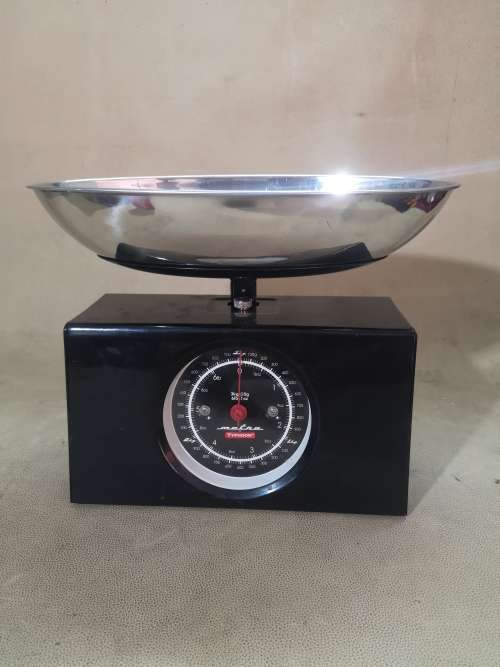 Appliances - STUNNING ART DECO TYPHOON METRO ENAMEL KITCHEN SCALE ...