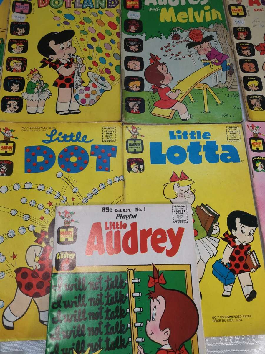 Comic Books - HUGE COLLECTION OF VINTAGE LITTLE LULU, DOT, AUDREY AND LOTTA COMIC BOOKS for sale ...