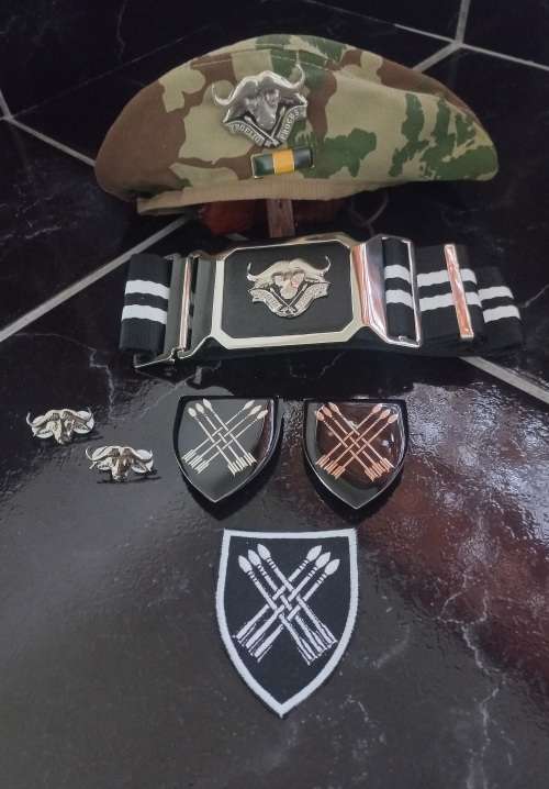 South African Army - SADF 32 BATTALION Collection : Beret - Stable Belt ...