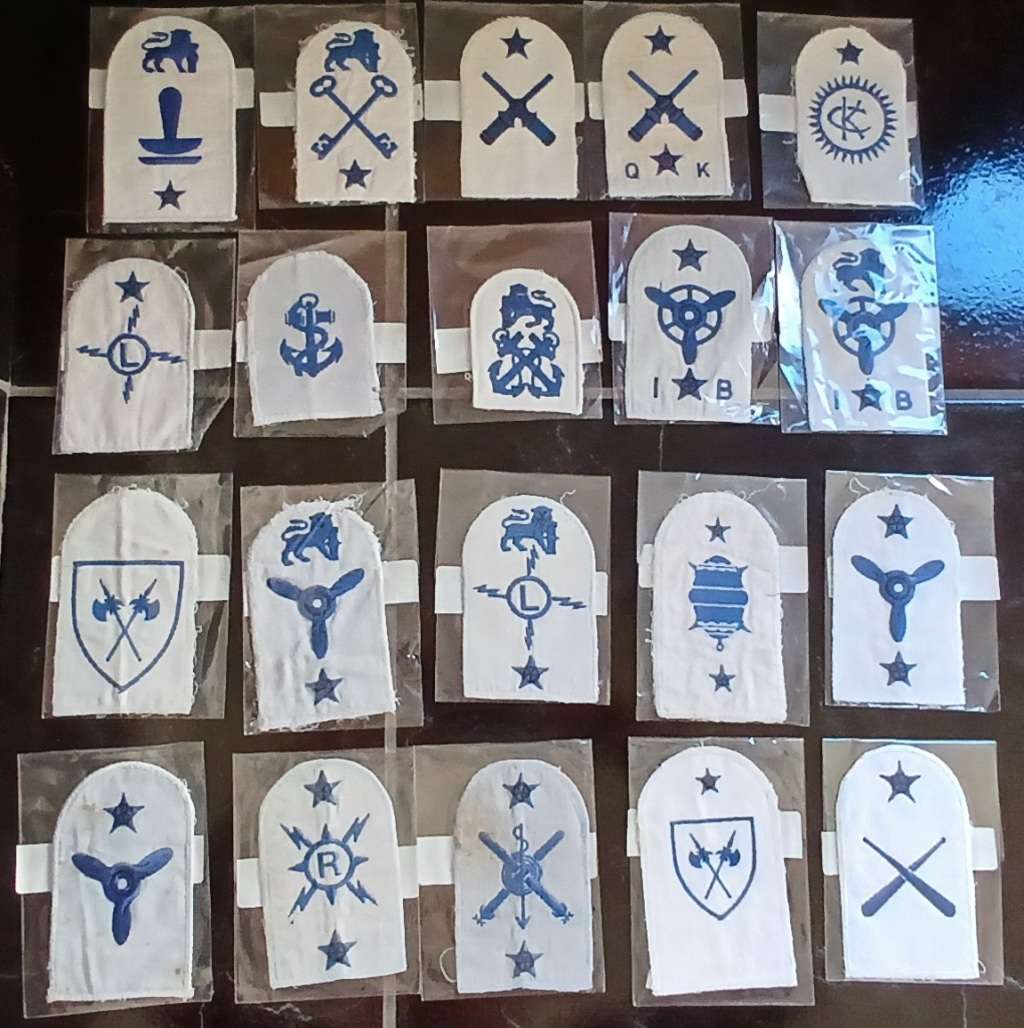 South African Navy - South African Navy 20 x Different Mustering Badges ...