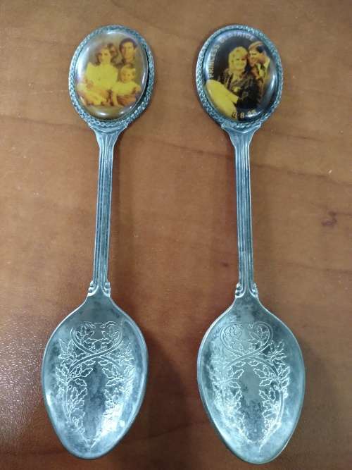 Cutlery - 2 x Royal Commemorative Collectors Teaspoon was listed for ...
