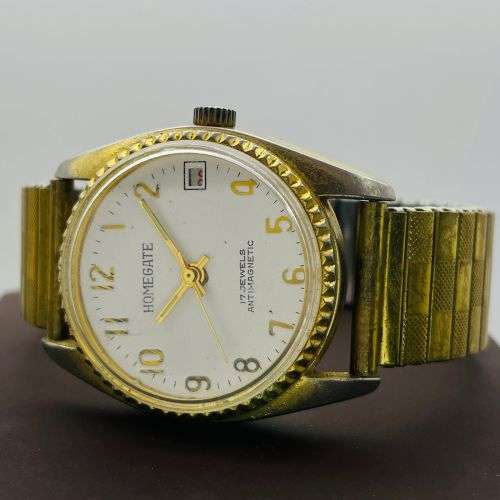 Rare & Collectable Watches - HOMEGATE Gold Fluted Mechanical Watch was ...