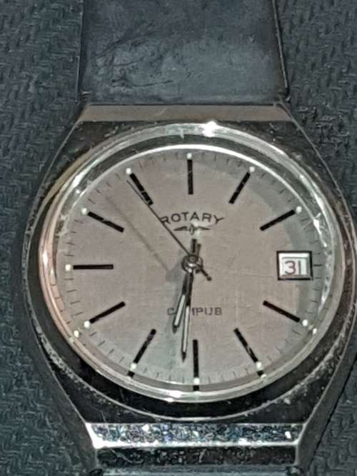 Men's Watches - A VINTAGE ROTARY CAMPUS MENS WATCH SOLD AS IS NOT ...
