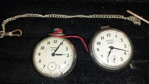 Pocket Watches - TWO VINTAGE ZOBO POCKET WATCHES SOLD AS IS NOT TESTED ...