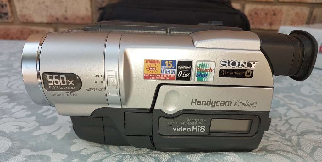 Camcorders - A SONY HANDYCAM VISION 560X ZOOM O LUX NIGHT SHOT for sale ...