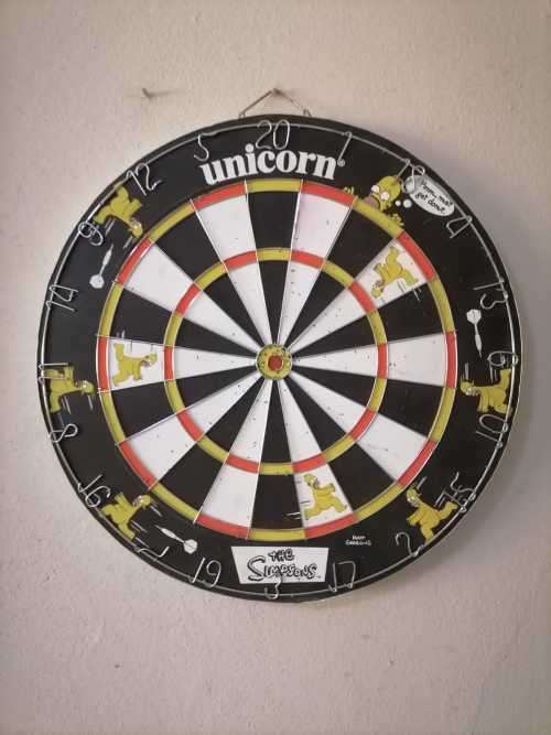 Electronic And Interactive Toys The Simpsons Large Dart Board Made By Unicorn Amazing