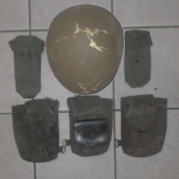 Headgear - SADF kelver Helmet With Ammo And Other Pouches for sale in ...
