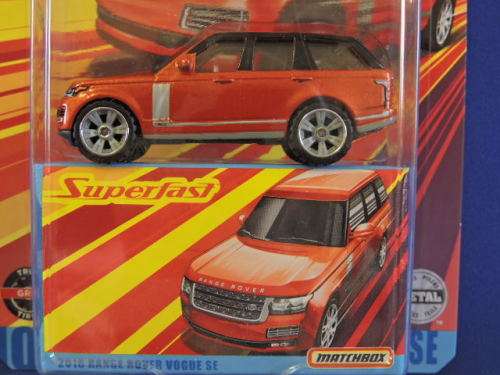 Models - Matchbox RANGE ROVER VOGUE SE Mint in Box ( Orange ) Like Land ...