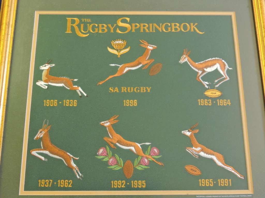 Supporters Gear & Collectibles - Rugby Springbok Emblem Embroidery ...