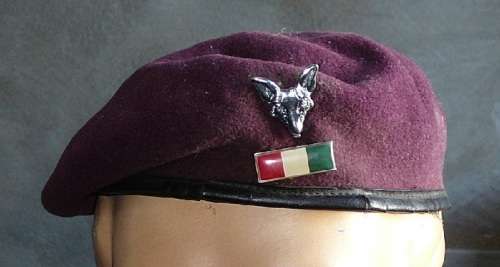 Headgear - SA INTELLIGENCE CORPS PARATROOPER BERET was sold for R1,000. ...