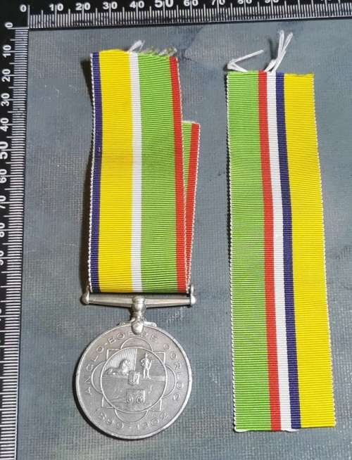 Boer War - Anglo Boer Oorlogs Medalje (ABO) with LVW Wound Ribbon ...