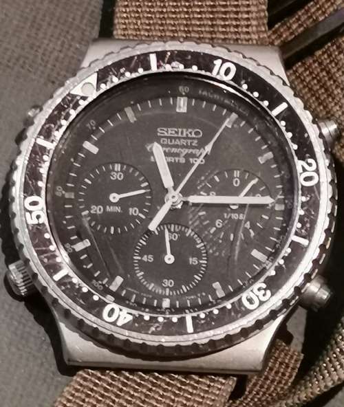 South African Airforce - SAAF JET PILOTS SEIKO 7A28-7040 WATCH was sold ...