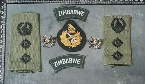 International Badges & Insignia - ZIMBABWE ARMY GENERAL & COLONEL RANK ...