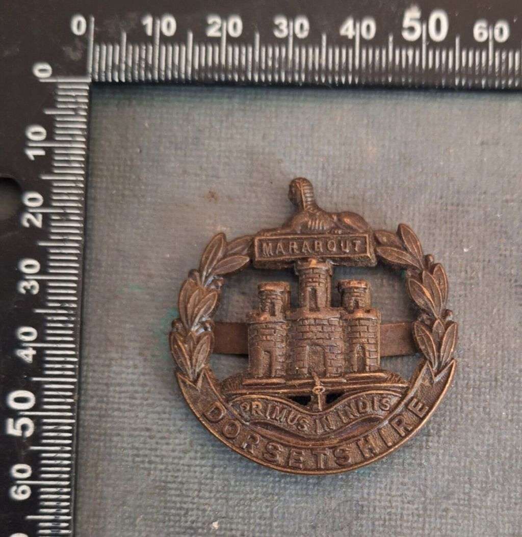 International Badges & Insignia - WW1 DORSETSHIRE REGT OFFICERS CAP ...