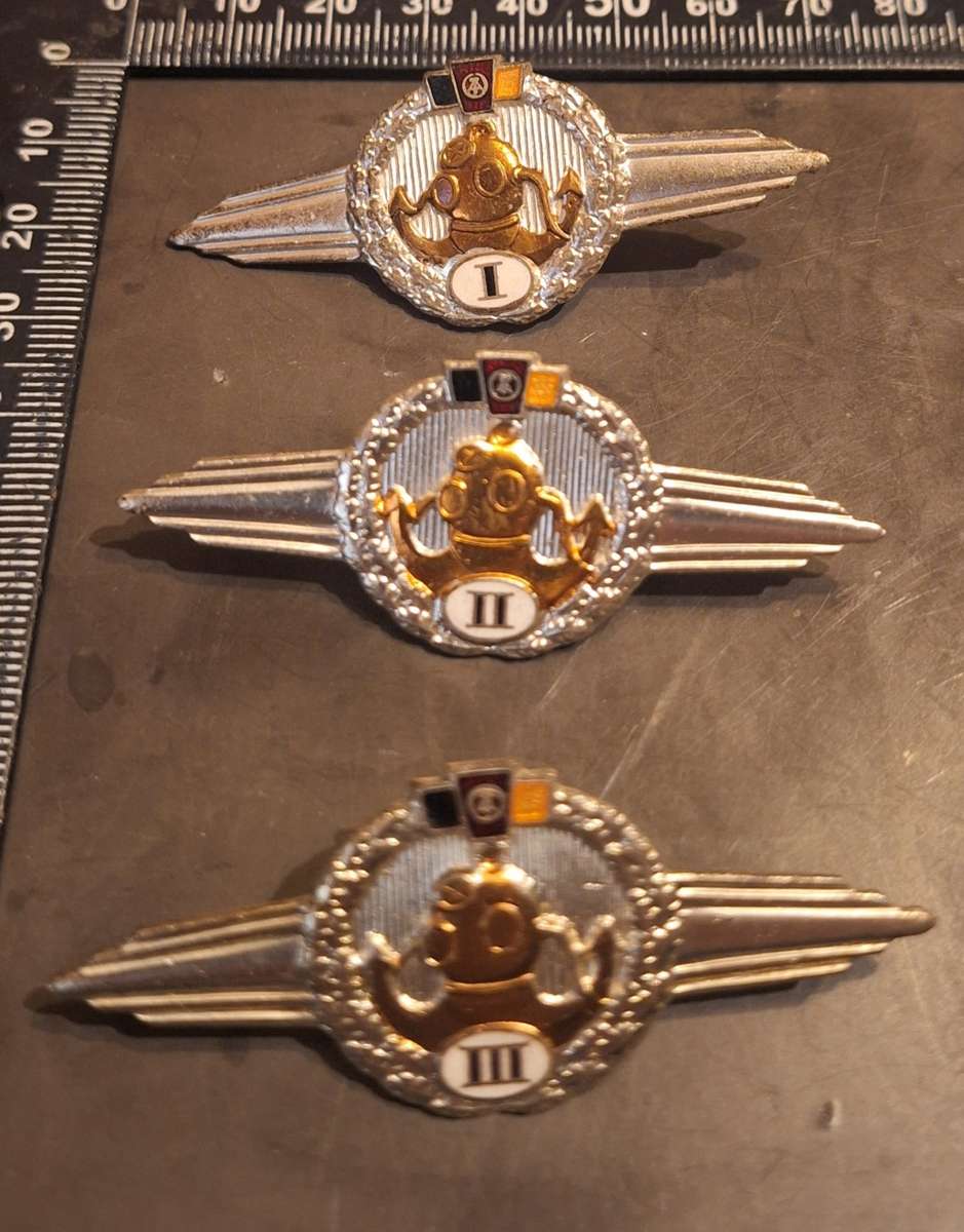 International Badges & Insignia - EAST GERMAN NVA NAVY DIVER PROFIENCY ...