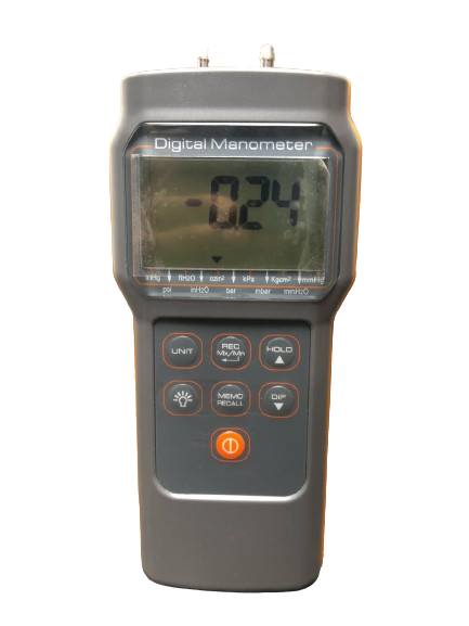 RPM Gauges - Digital Manometer Differential Pressure Gauge {1psi} for ...
