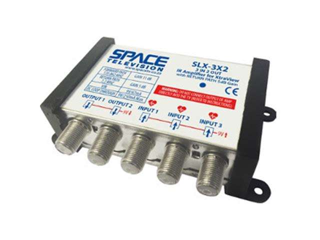 Satellite TV Splitters & Switches - IR Amplifier SLX3X2 For Xtraview ...