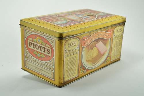 Tin - Vintage Pyotts Choice Assorted Biscuit Tin was sold for R60.00 on ...