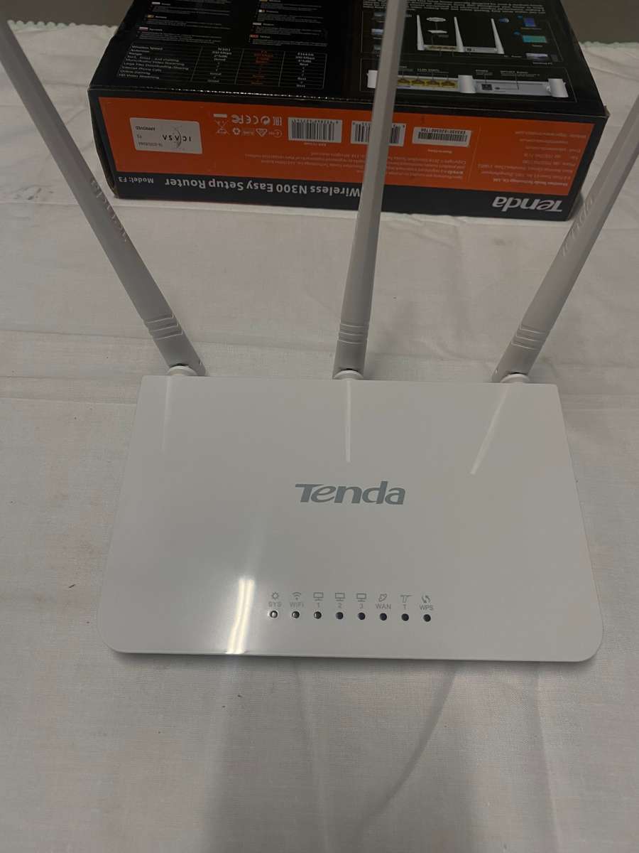 Wireless Routers - Tenda F3 Router, 300Mbps Wireless Router was sold ...