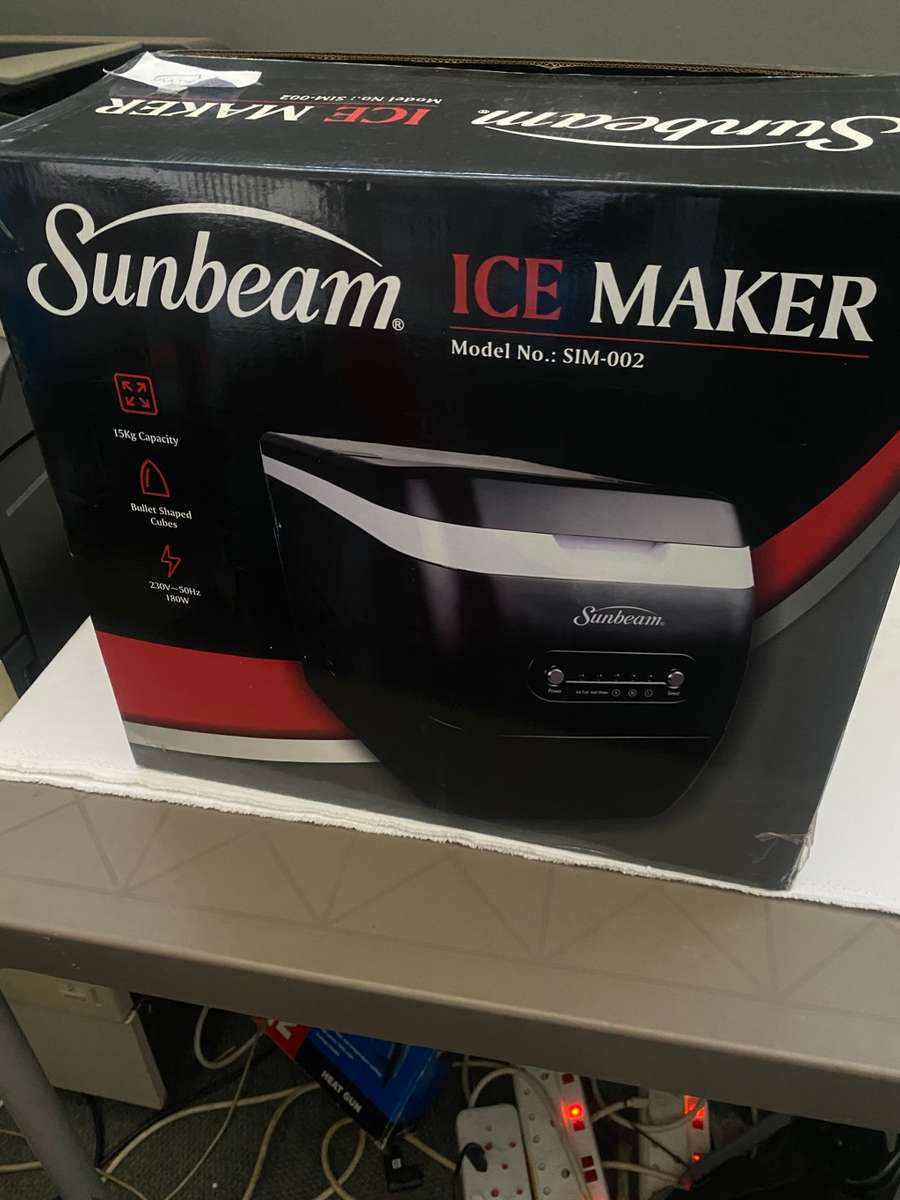 Ice Machines - Sunbeam - 15kg Ice Maker - Black for sale in ...