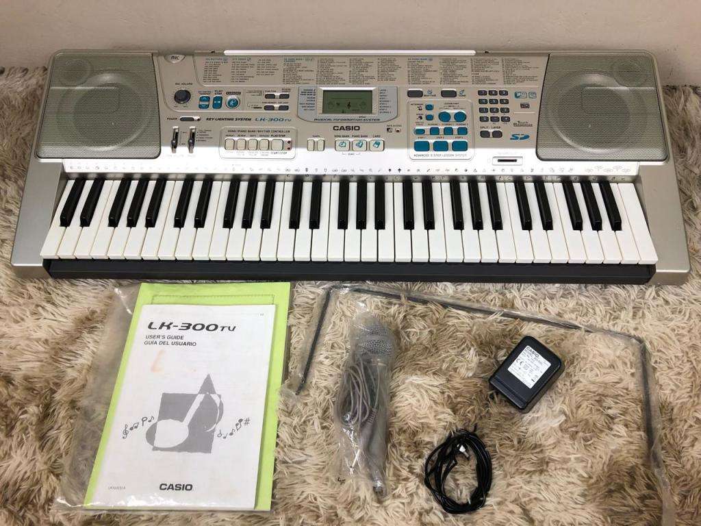 Pianos & Keyboards - CASIO LK-300TV Keyboard was listed for 3,550.00 on ...