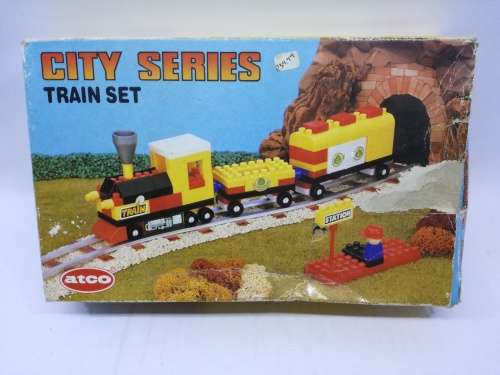 Vintage Toys - Atco Blocks City series - Train set was listed for R140 ...