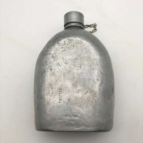 Kit - WW1 - Aluminium Field Flask/Water Bottle (Named) was sold for 495 ...