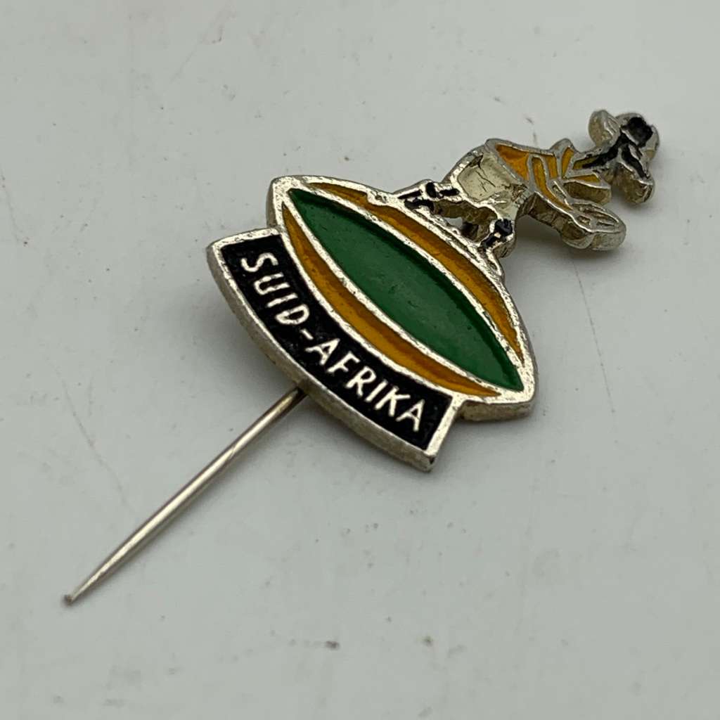 Sporting Memorabilia - Vintage `Springboks` Rugby Pin Badge (Suid ...