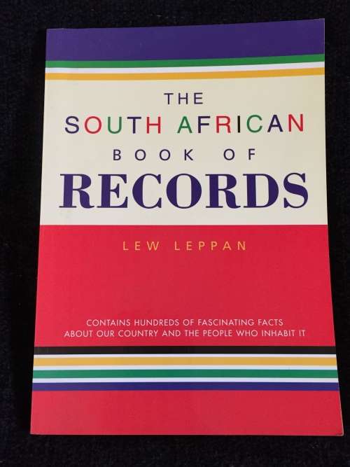 Africana - The South African Book Of Records by Lew Leppan was listed ...