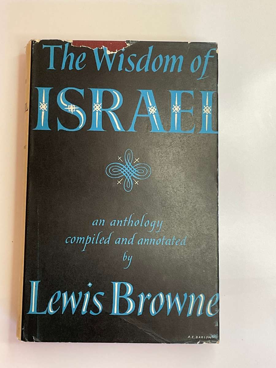 History & Politics - The Wisdom of Israel ~ Lewis Browne for sale in ...