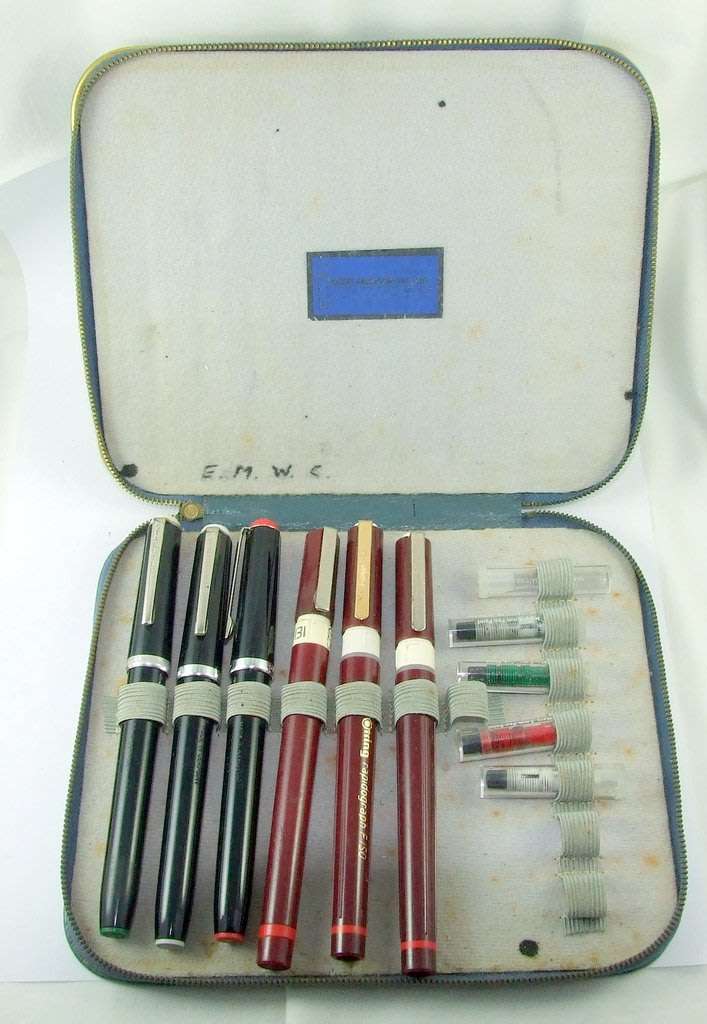 Writing Instruments & Accessories - Set of 3 STAEDTLER & 3 ROTRING ...