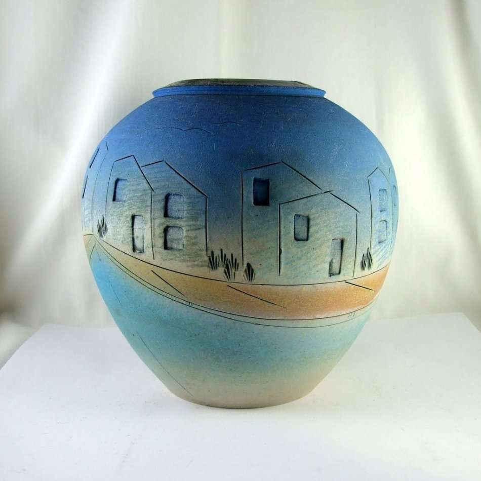 Other Porcelain & Ceramics - STUDIO POTTERY VASE by DAVID DIGGINS Retro ...