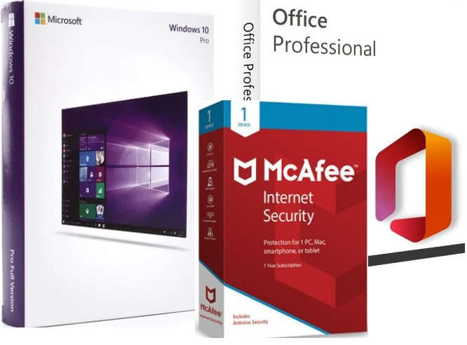 Office & Business - Microsoft Office 2021 + Windows 10 Pro + McAfee ...