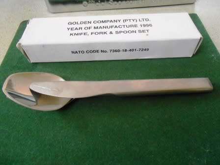 Kit - SADF `Pik Stel` Kinfe Fork and Spoon set *** In original ...