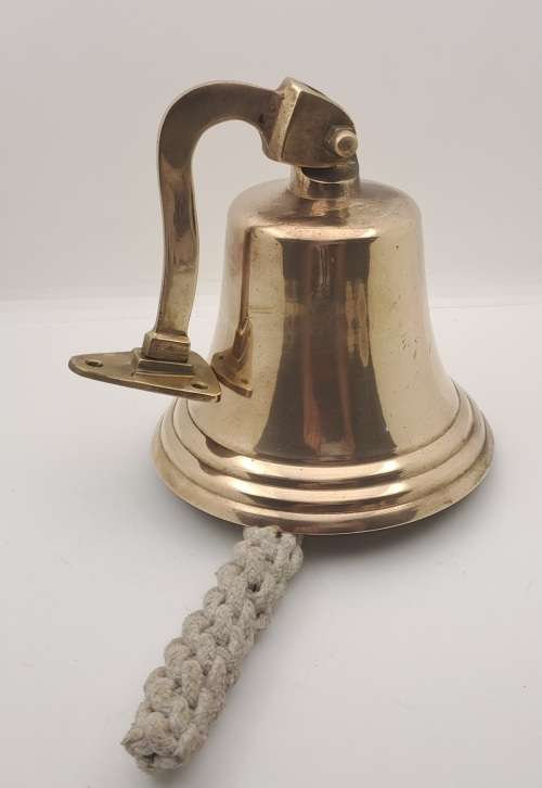 Other Antiques & Collectables - Solid Brass ship/school /bar Bell -wall ...