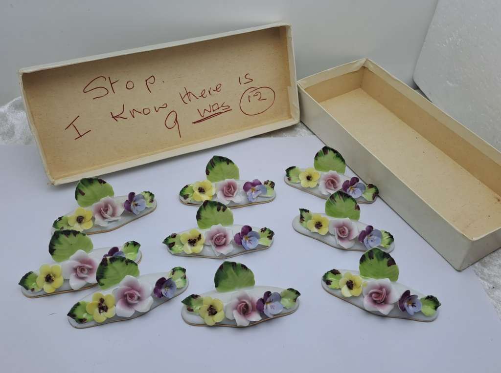 English Porcelain - Vintage RoyaL Avon Bone China Hostess Name/Place ...