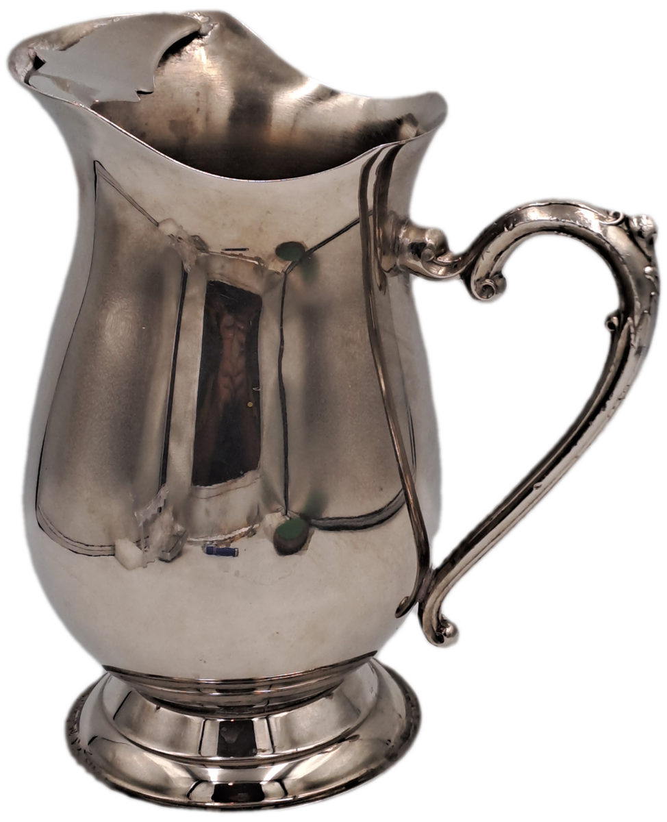 Silver - Large Vintage Silver Plate water Jug - 22,5cm Tall - for sale ...