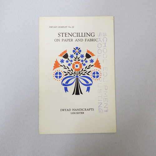Crafts & Hobbies - Dryad leaflet No.22 Stenciling on paper and fabric ...