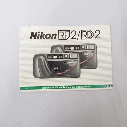 Art & Photography - Nikon RF2 / RD2 instruction manual was listed for ...
