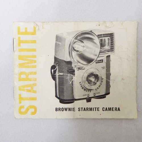 Art & Photography - Brownie Starmite camera instruction manual for sale ...