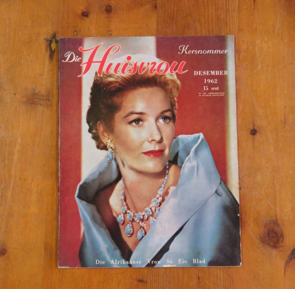 Afrikaans Non-Fiction - Die Huisvrou - Desember 1962 magazine for sale ...