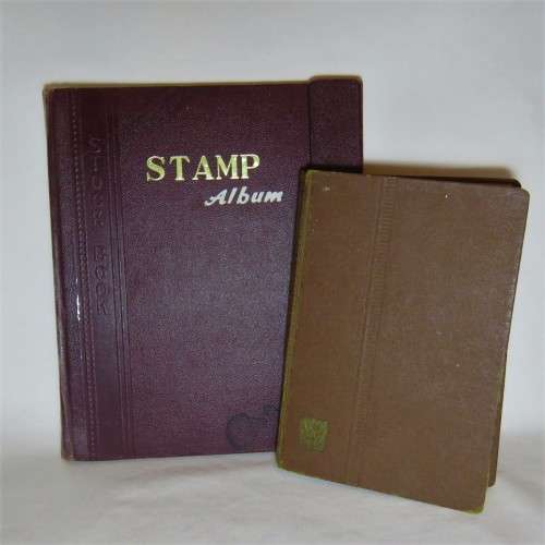 Albums - Pair of vintage used stamp albums was listed for R150.00 on 8 ...