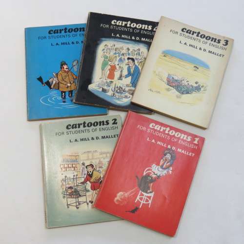 Rare & Vintage - Cartoons for students of English - 1972 Vol 1 to 5 for ...