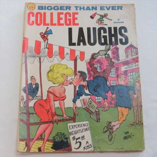 Rare & Vintage - College Laughs no 33 Dec 1963 - Joke and cartoon book ...