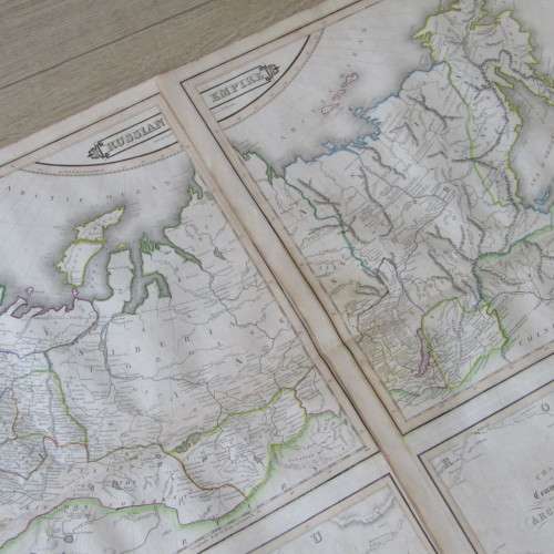 Maps - Original 1830`s map of Russian Empire published WM. Lizars ...