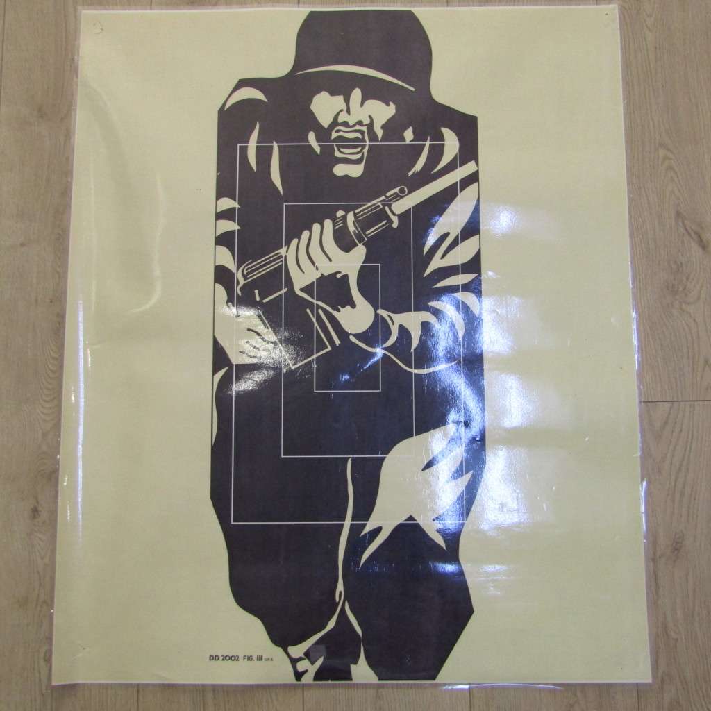 Posters - Large Laminated target shooting poster - DD 2002 Figure 11B ...