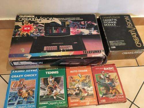 Consoles - Vintage Retro Creativision Console, Cassette Storage Module ...