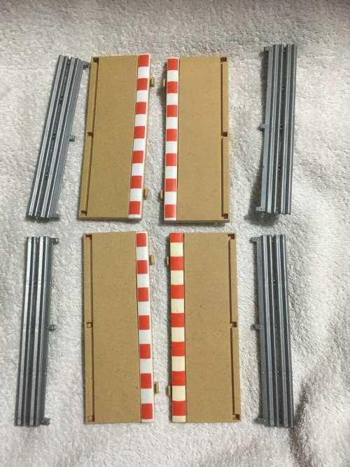 Trackside Props & Buildings - Scalextric - Set of 4 Half Straight Run ...