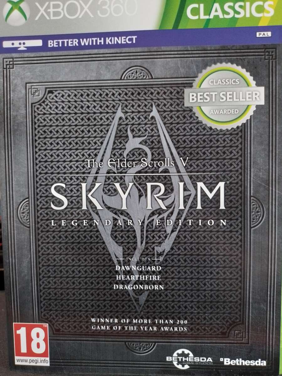 Games - Xbox 360 - The Elder Scrolls V SKYRIM Legendary Edition ...