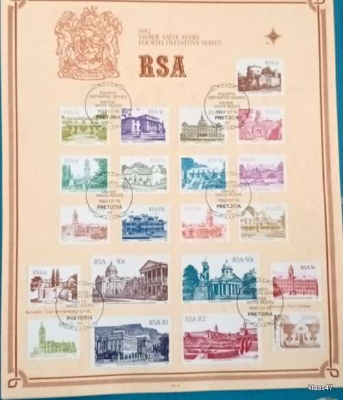 Republic of South Africa - RSA - 1982 - 4th Definitive Series ...